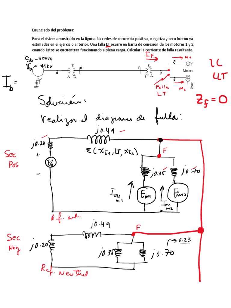 Solución Problema de Falla Línea A Tierra en S | PDF
