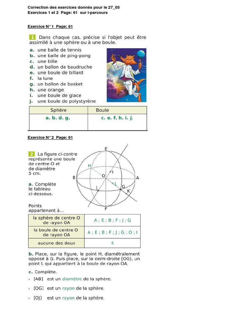 Correction Exercices 3ème | PDF