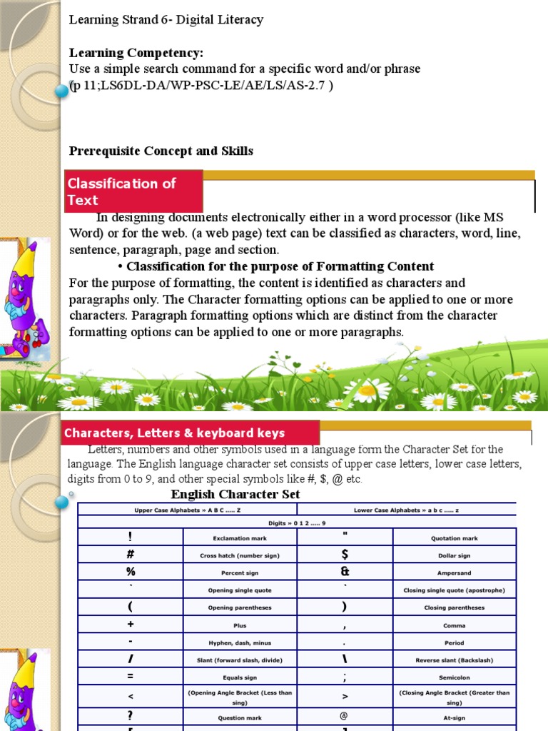15-LS6 DL Use A Simple Search Command For A Specific Word | PDF | Paragraph | Quotation Mark