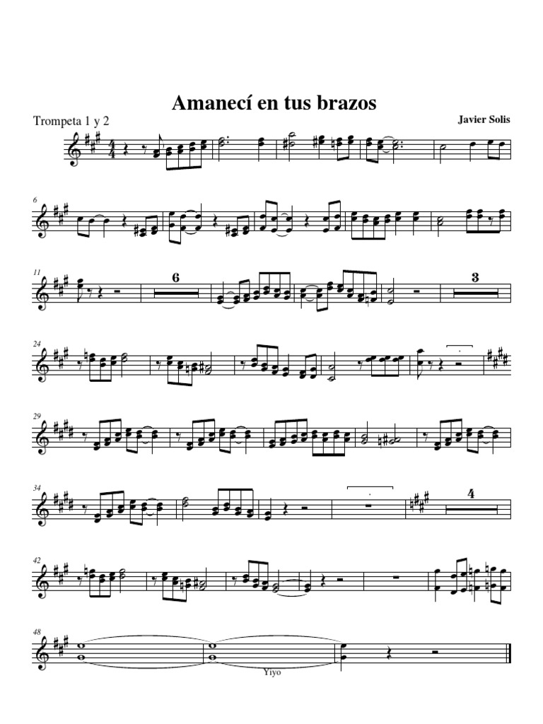 Amanecí en Tus Brazos | PDF