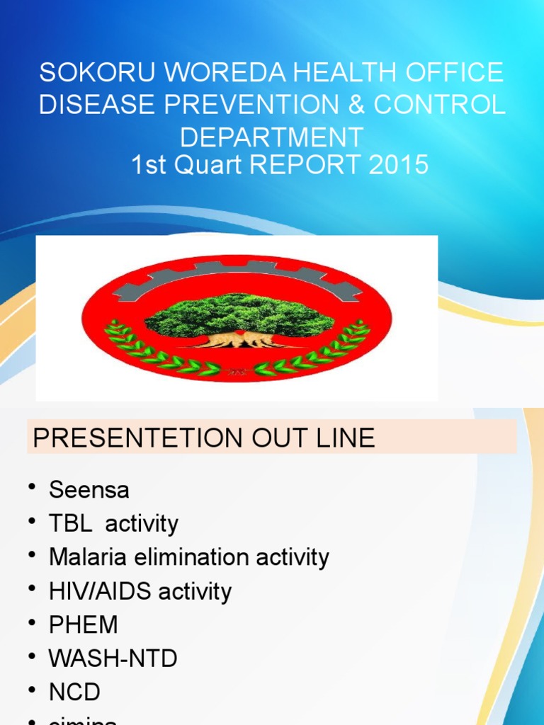 CDC 1st Quar. REPORT 2015 | PDF | Virology | Gynaecologic Disorders
