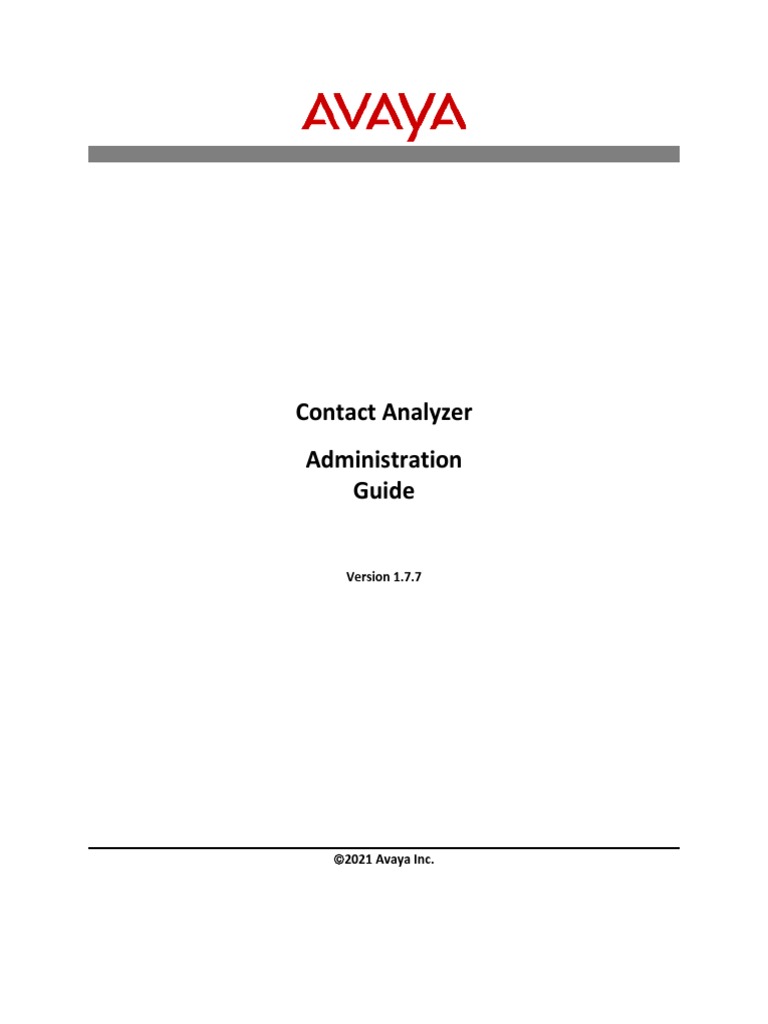 Contact Analyzer Admin Guide | PDF | Public Key Certificate | World ...