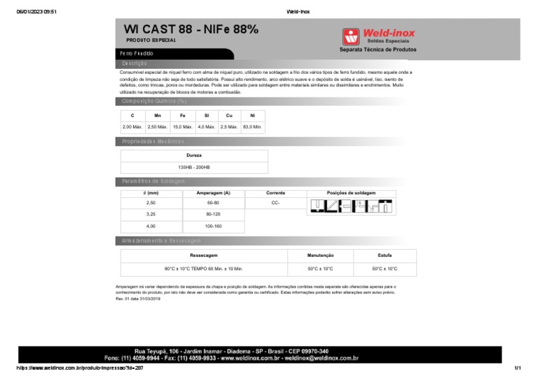 Weld Inox | PDF | Ciência de Materiais | Natureza