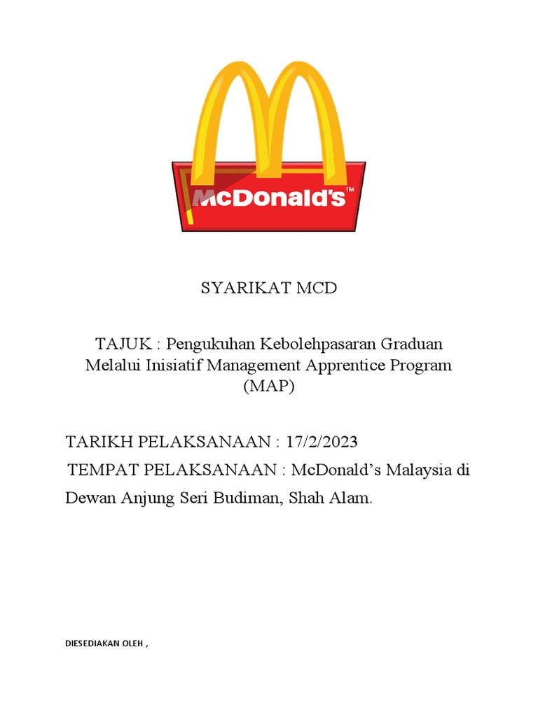 Syarikat MCD | PDF