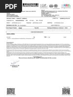 Peripheral Blood Smear Report Sample | PDF