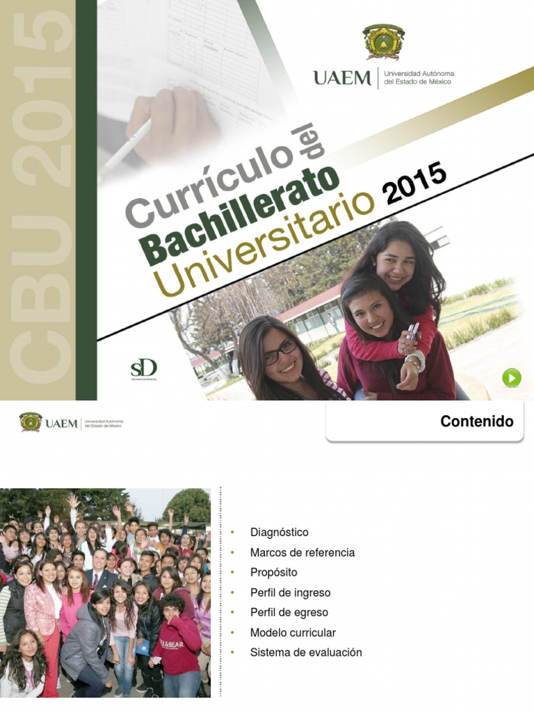 Diagnóstico del CBU UAEM 2024 | PDF | Plan de estudios | Aprendizaje