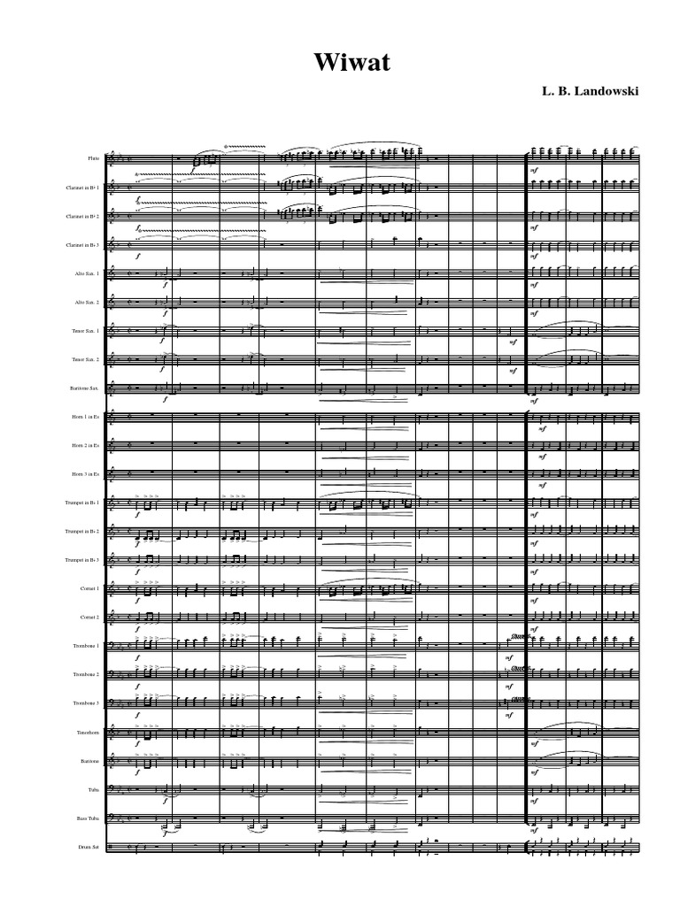 Wiwat - Partytura | PDF