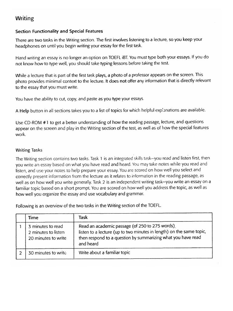 Writing Section - Strategies (Teacher) | PDF