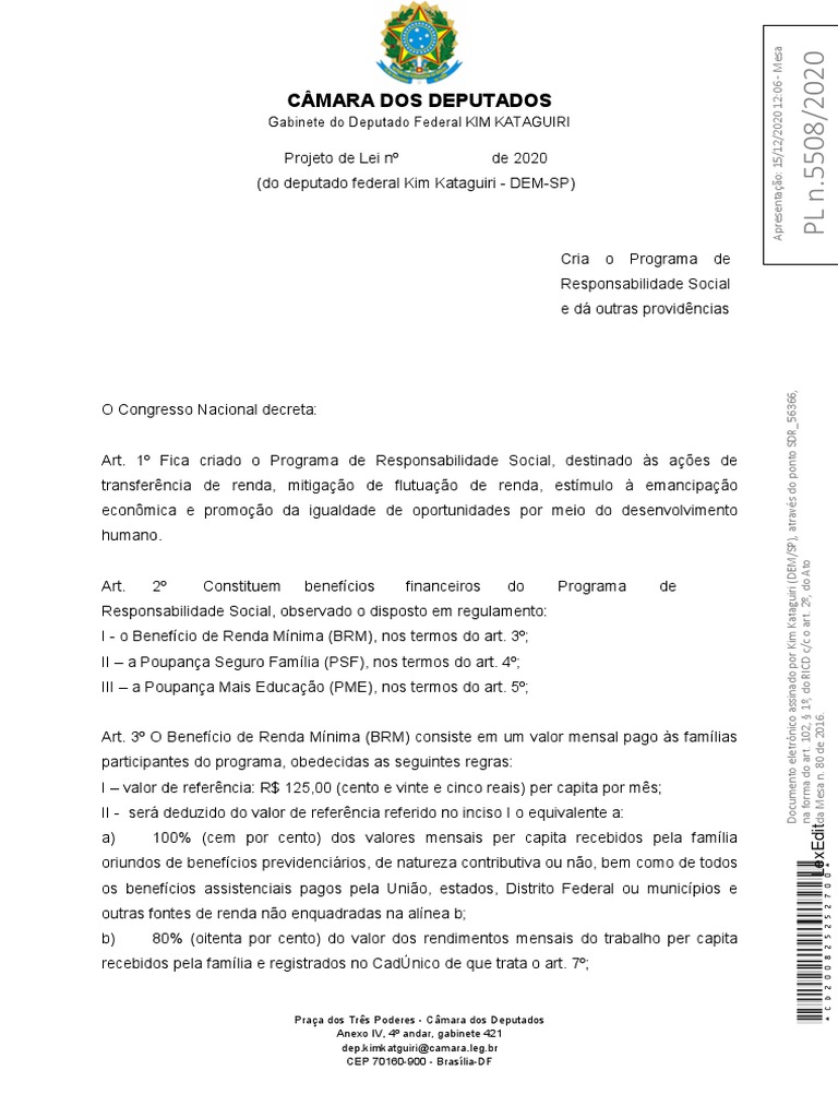 PL 5508 2020 | PDF