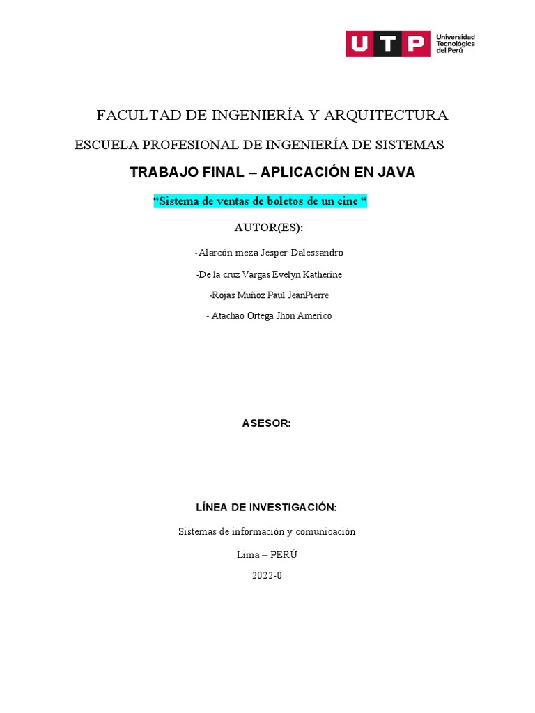 Trabajo Final en Java | PDF | Aplicación movil | Java (lenguaje de programación)