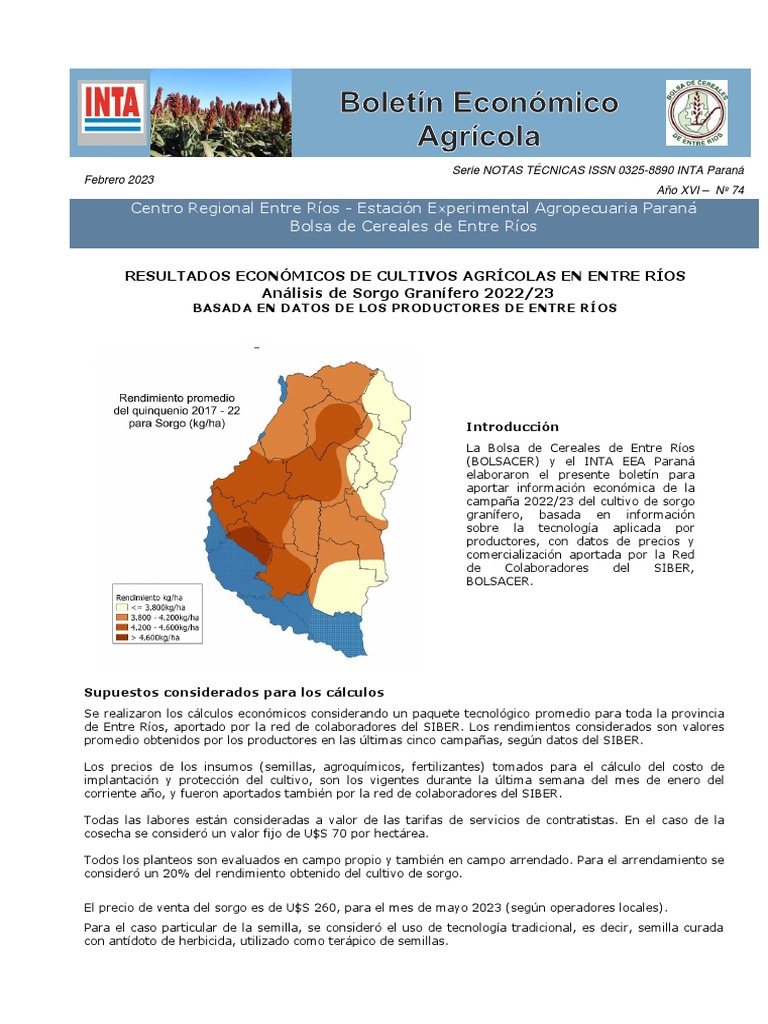 Centro Regional Entre Ríos - Estación Experimental Agropecuaria Paraná ...