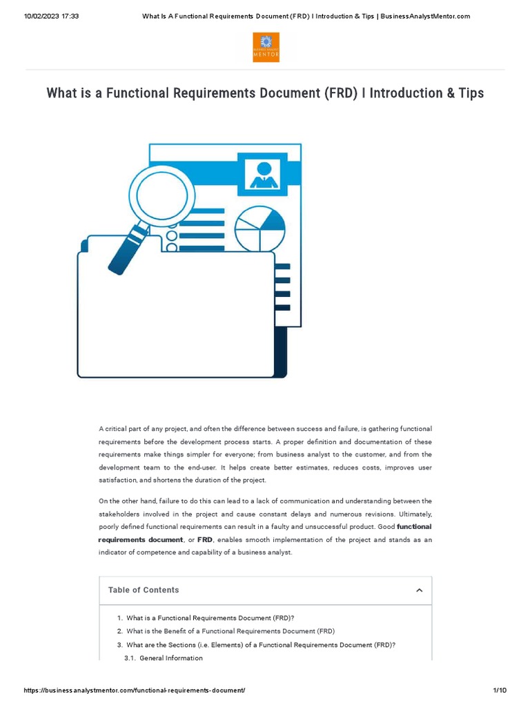 Functional Requirements Documentation BR | PDF | Reliability ...