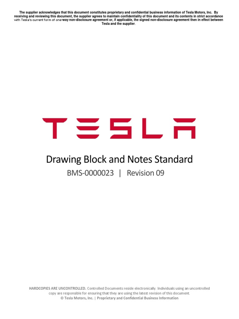 Drawing Block and Notes Standard | PDF | Printed Circuit Board | Materials