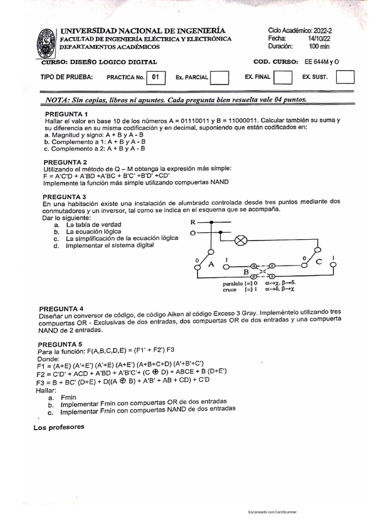 PC1, PC2, PC3, PC4 Ee644 - Fiee Uni | PDF
