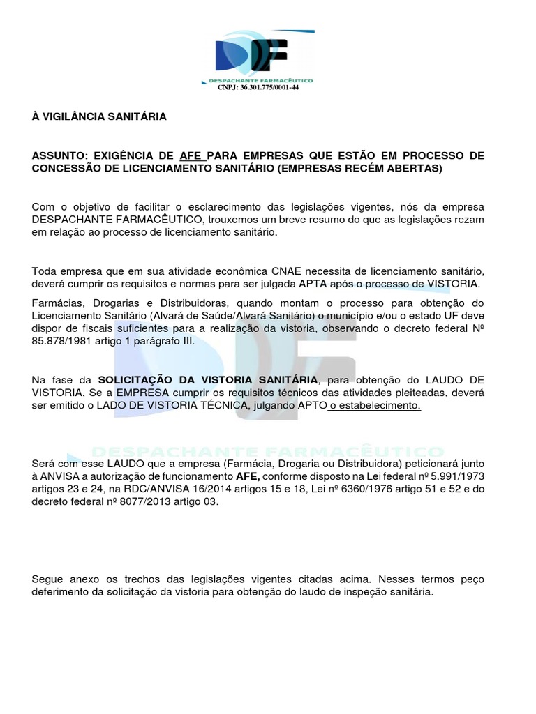Leis-Solicitação Vistoria sanitária-VIGILANCIA SANITÁRIA | PDF ... Leis-Solicitação Vistoria sanitária-VIGILANCIA SANITÁRIA | PDF ...