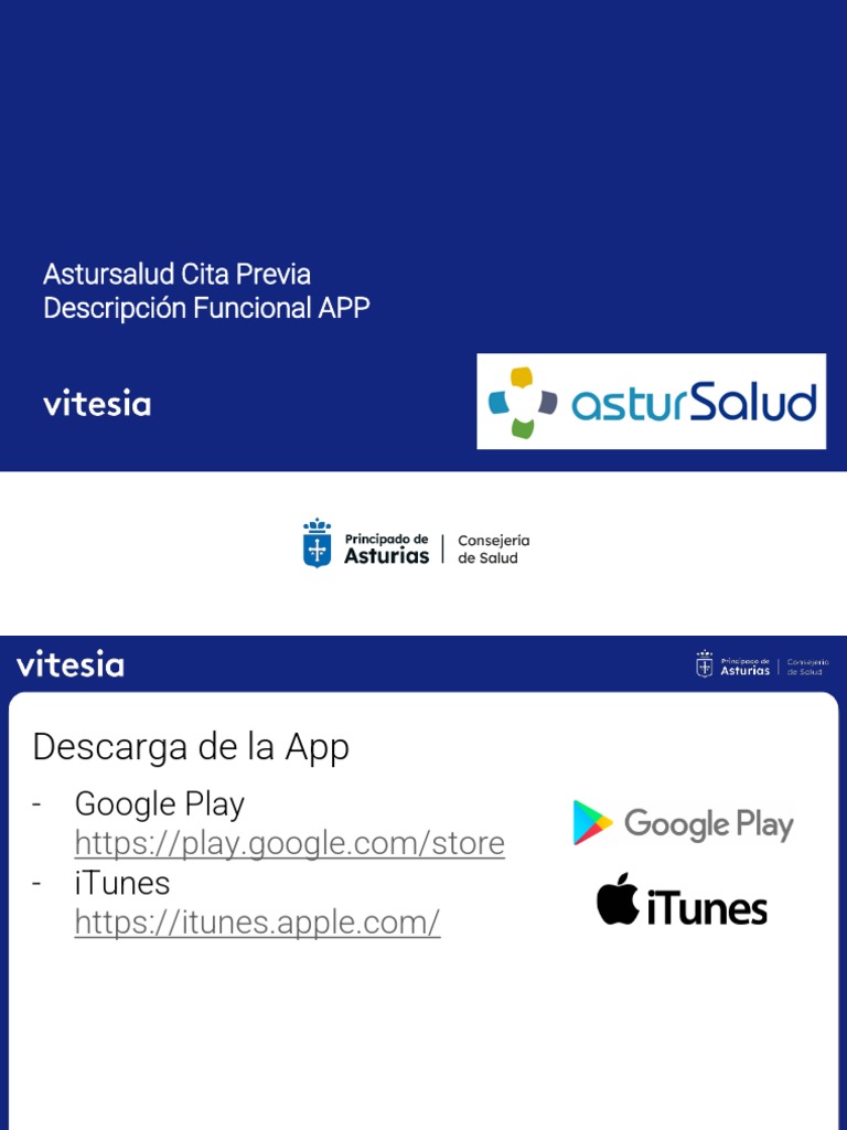 Manual Usuario APP AsturSalud Cita Previa AP | PDF | Aplicación movil ...