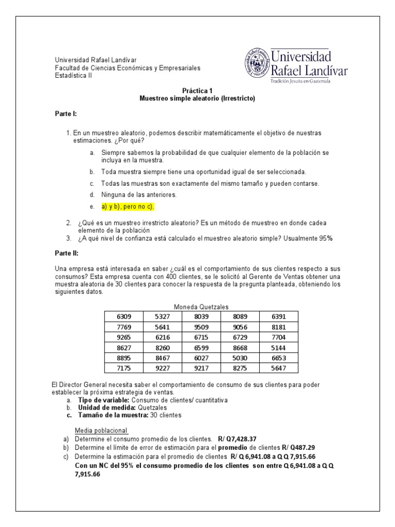 P1 - Angie Castillo | PDF | Estimador | Media