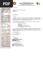 Request Letter Capstone | PDF