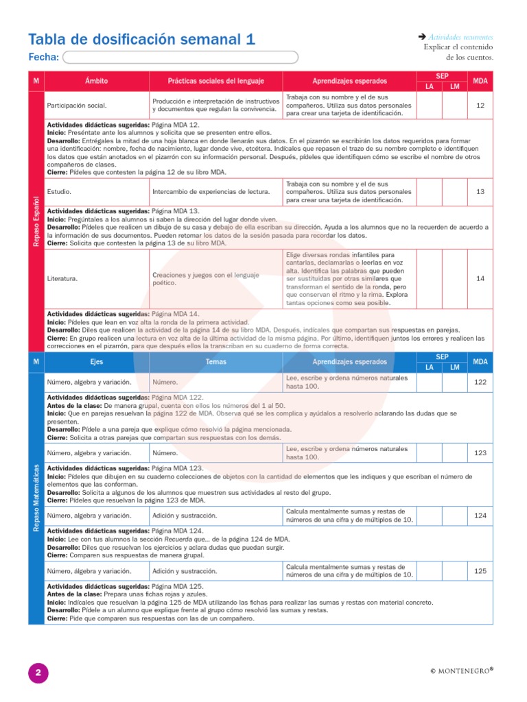 PDC 2 | PDF | Salón de clases | Sustracción