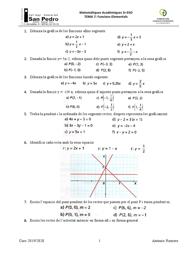 Activitats Extra Tema 7 | PDF