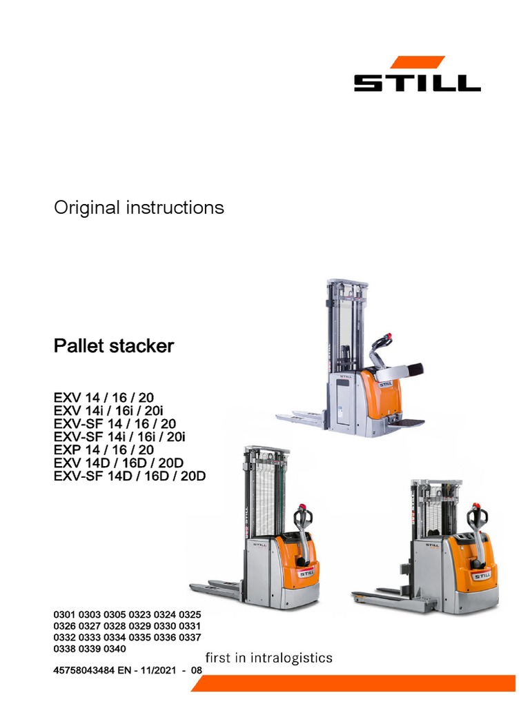 Still Exv 14-16-20 | PDF | Forklift | Truck