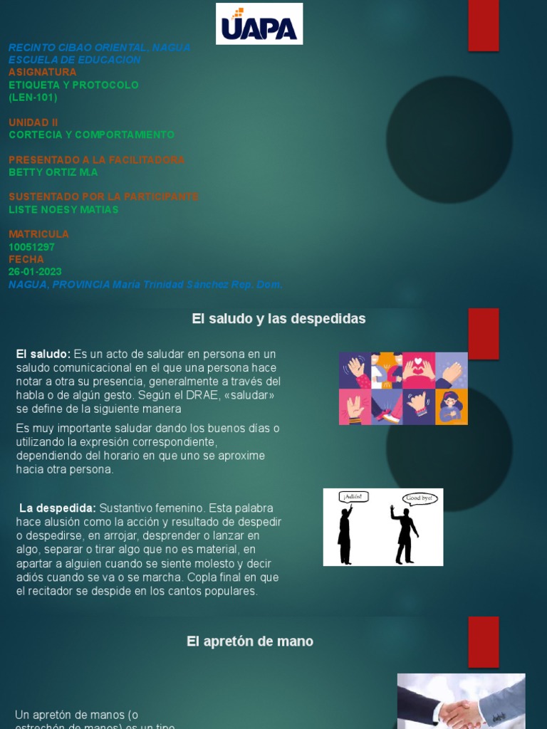 Etiqueta y Protocolo Semana II | PDF | Comunicación | Ascensor