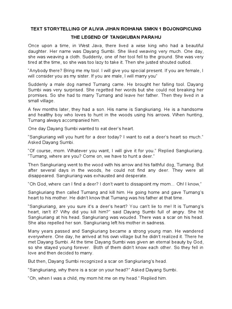 Text Story of Alivia Jihan Roihana SMKN 1 Bojongpicung | PDF Text Story of Alivia Jihan Roihana SMKN 1 Bojongpicung | PDF