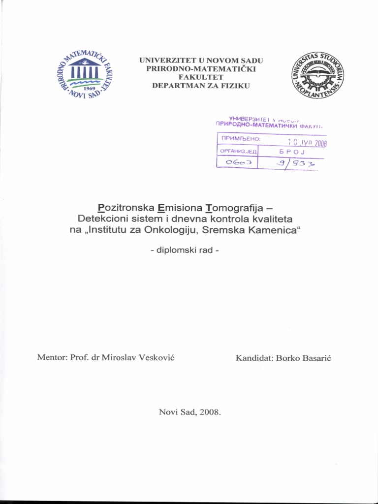 Borko Basaric - Diplomski Rad (D-523) | PDF
