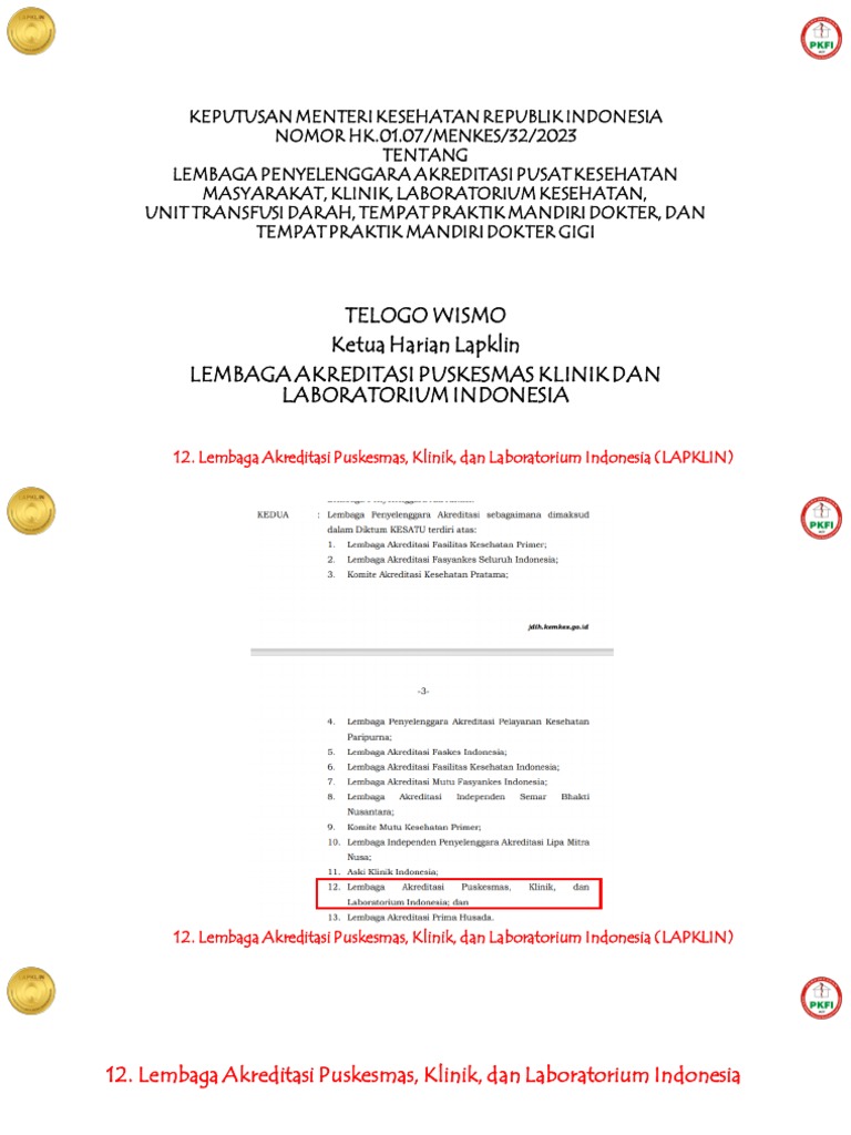 12 Lembaga Akreditasi Puskesmas Klinik Dan Laboratotium Indonesia ...