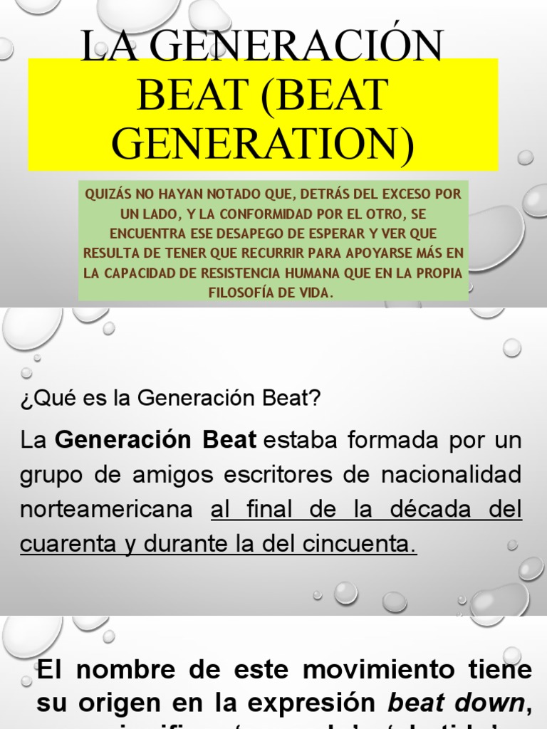 Generación Beat 1 | PDF | Beat Generation