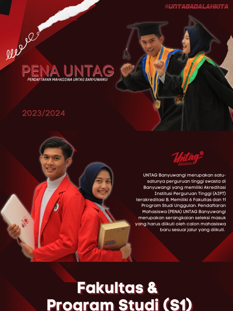 Brosur PENA UNTAG 2023-2024 | PDF