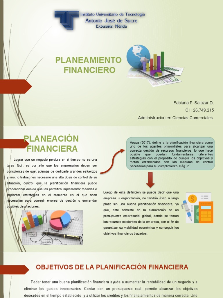 Planeamiento Financiero | PDF | Planificación | Presupuesto