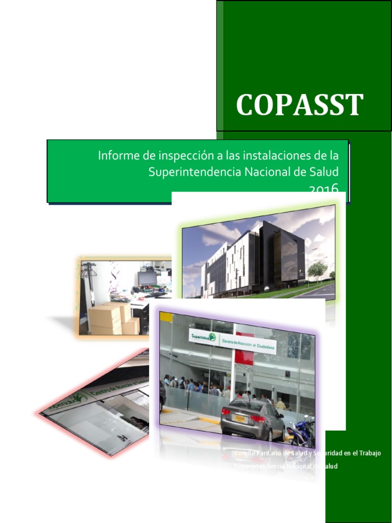 Informe Copasst 20161129 | PDF | Salud pública | Cuidado de la salud