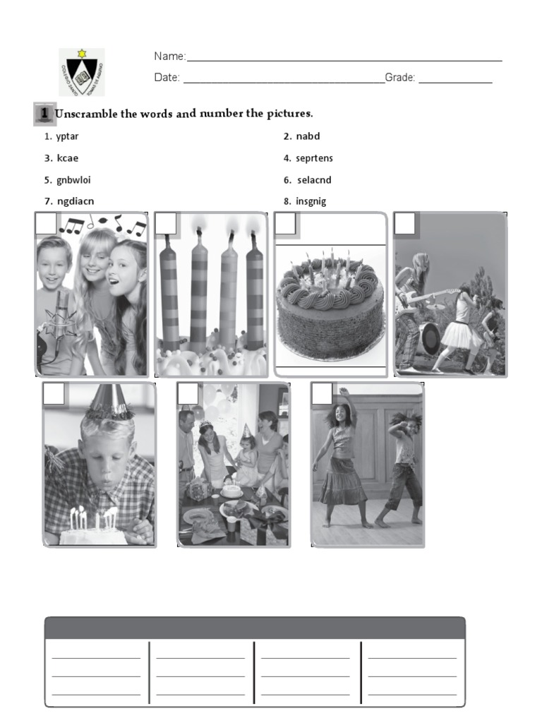 Test Fifth Grade Unit 4 | PDF