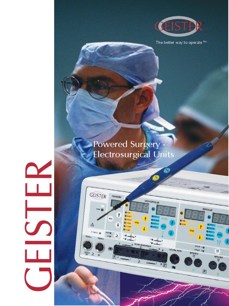 Brosur Electrocauter - ESU-X 200NT | PDF | Mains Electricity | Hertz