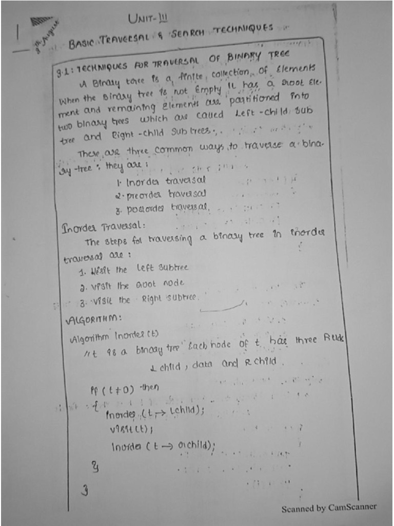 DAA 3rd Chapter (Graph and Tree Algorithms) | PDF