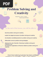 Lesson 4: Problem Solving and Creativity | PDF | Learning Theory ...