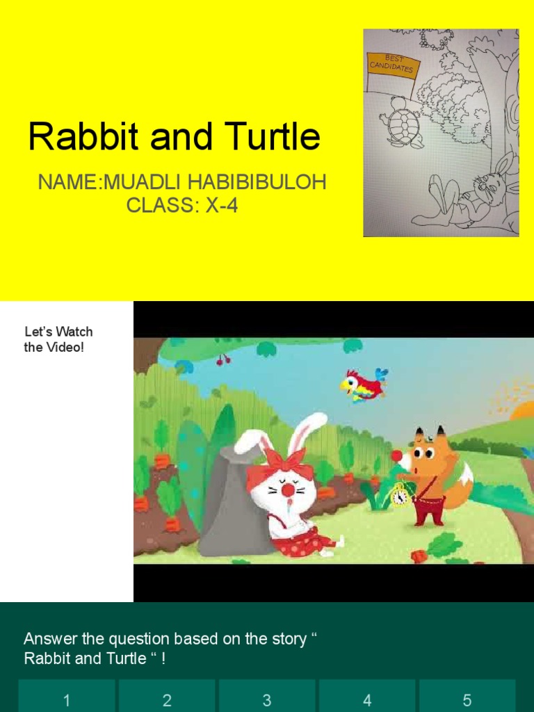 Rabbit and Turtle Story Analysis | PDF
