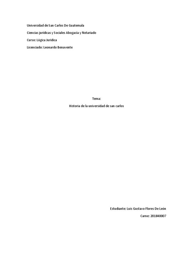 Historia de la USAC desde su fundación en 1681 | PDF | Universidad