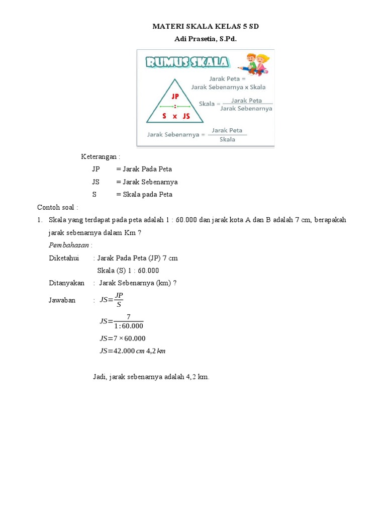 Materi Skala Kelas 5 SD | PDF