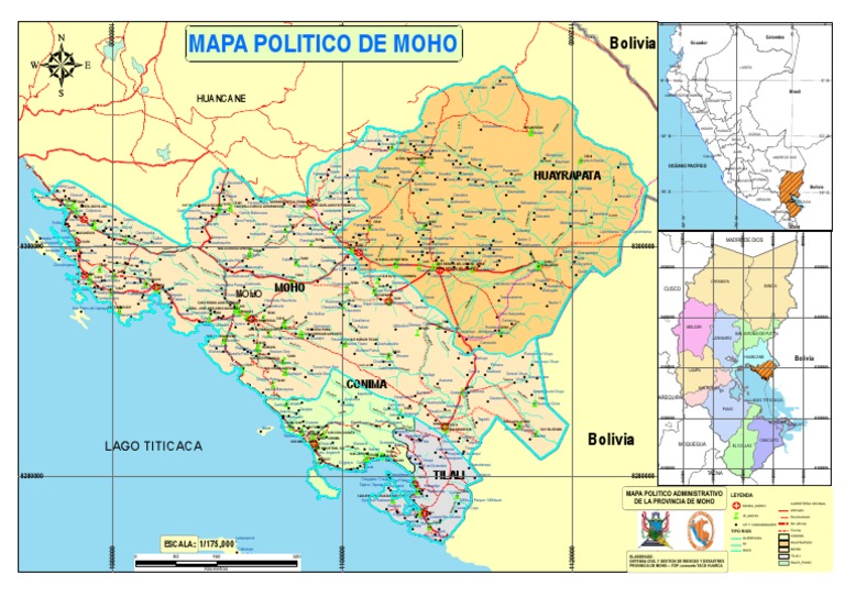 Mapa Politico Moho | PDF