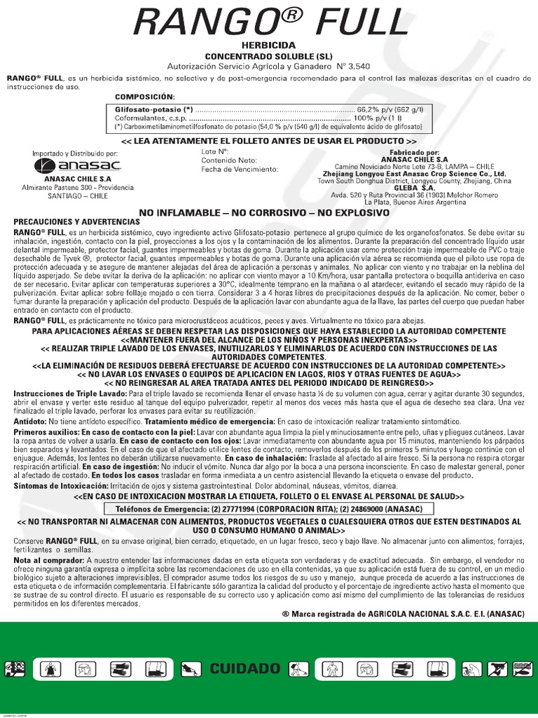 Etiqueta Rango Full | PDF