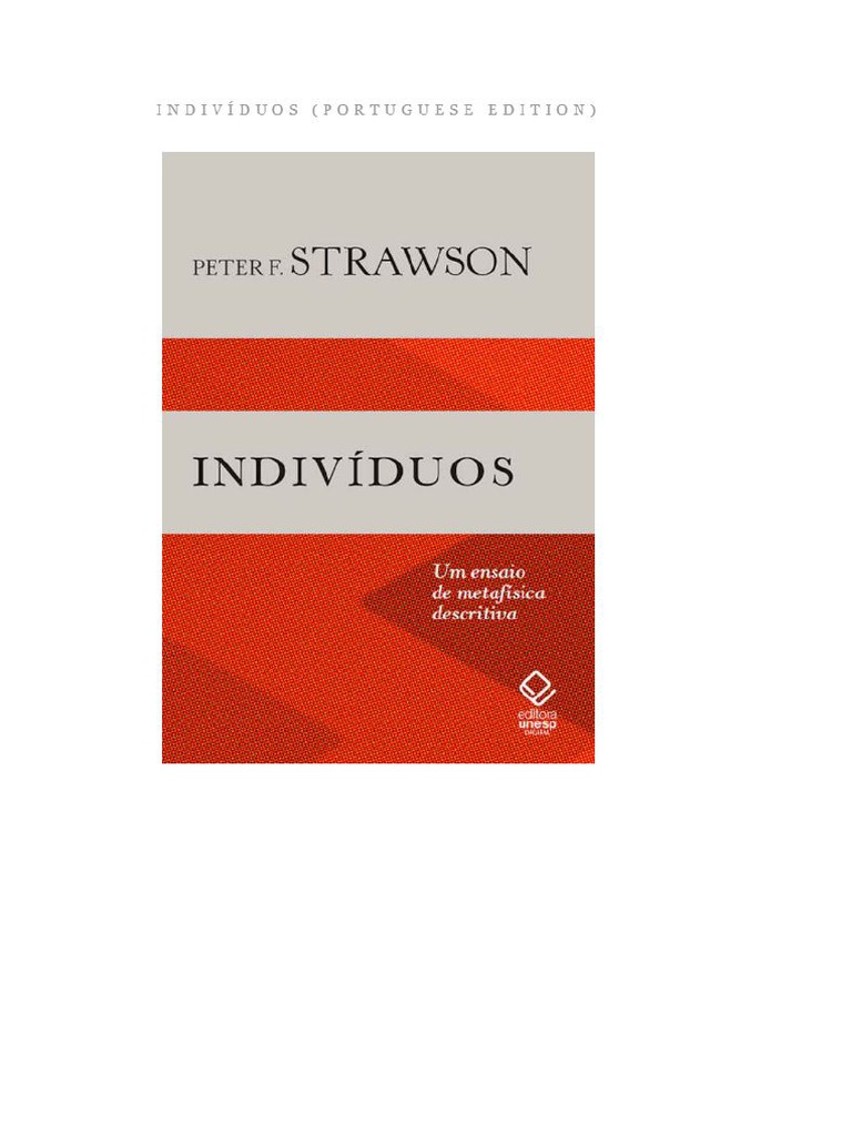 Indivíduos - Peter Strawson | PDF