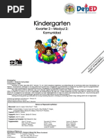 LE - Kindergarten - Q2 - Week 7 - v1 | PDF