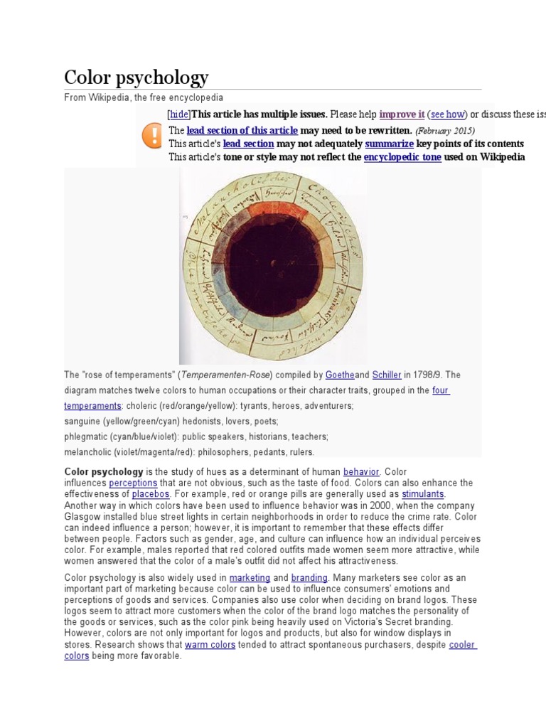 Color Psychology | PDF | Brand | Color