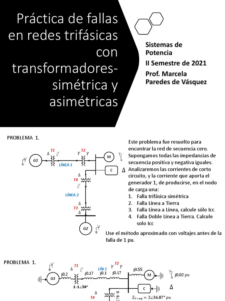 6 - Practica de Fallas Sim y Asim en Redes 3F Con TR | PDF ...