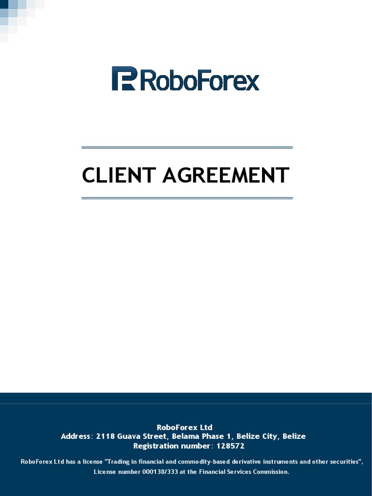 Client Agreement BZ en | PDF | Order (Exchange) | Margin (Finance)