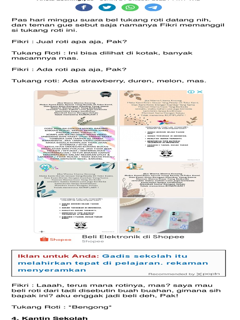 15 Contoh Teks Anekdot Dialog Singkat Ini Bisa Hibur Harimu Terus ...