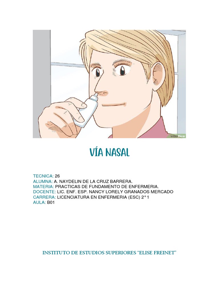 Vía Nasal. | PDF
