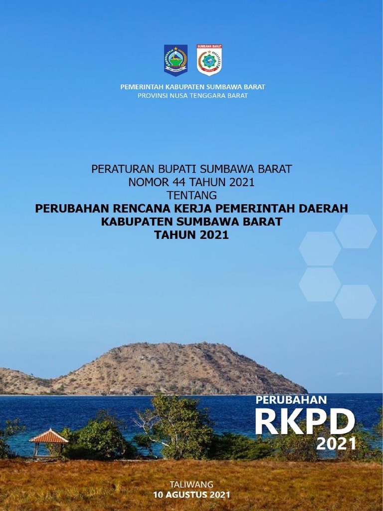RKPD Sumbawa Barat Perubahan 2021 | PDF | Pengelolaan Keuangan & Uang